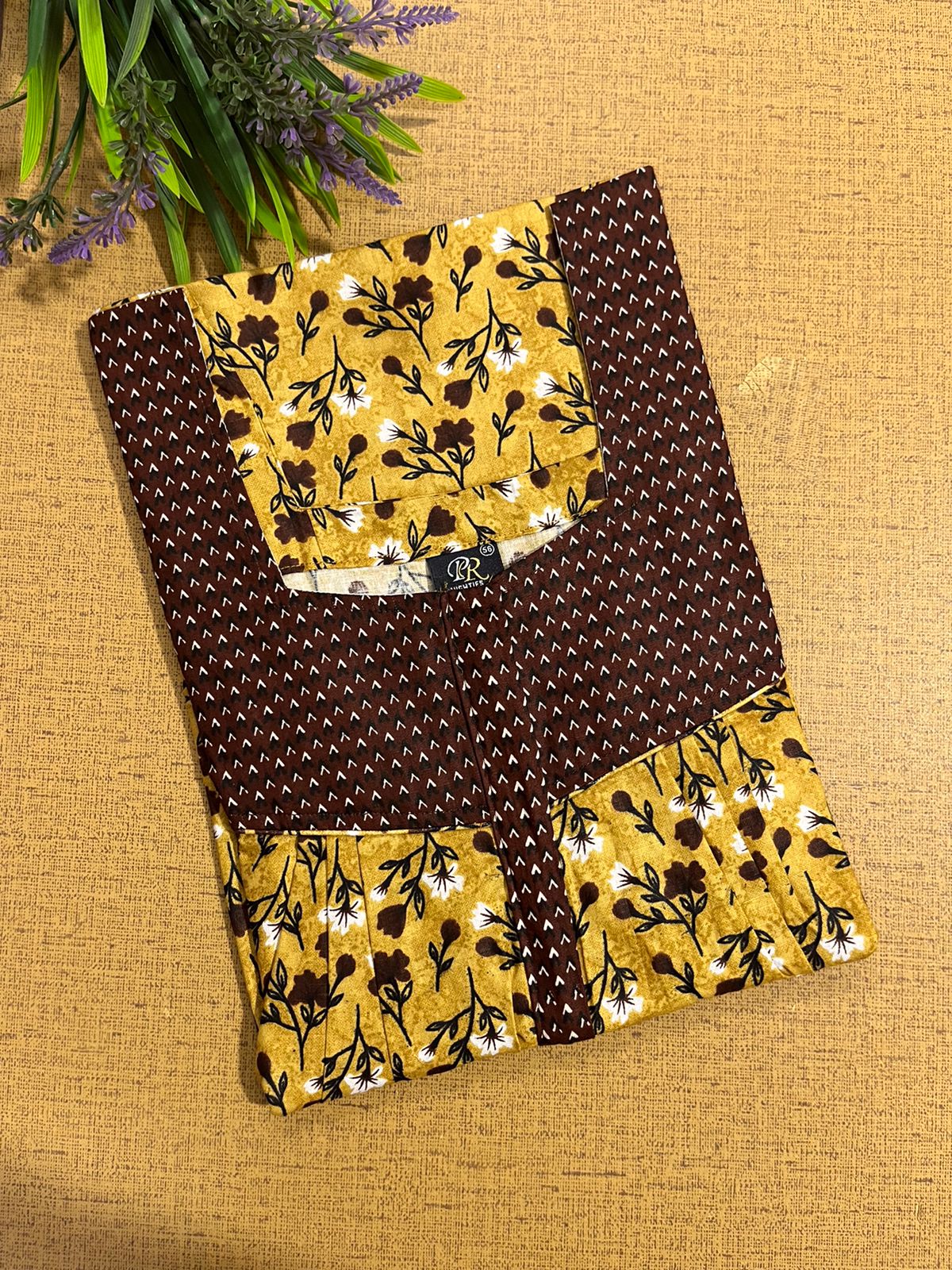 Mix N Match Square Neck Pleated Cotton Nighty - PR Nighties