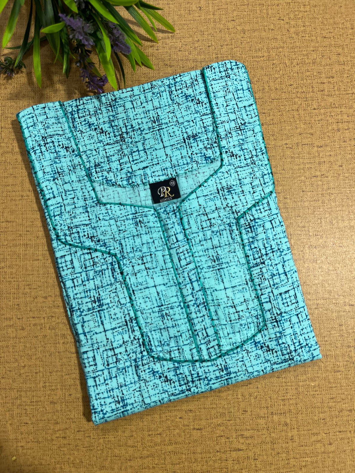 Churidar Cut Cotton Nighty - PR Nighties