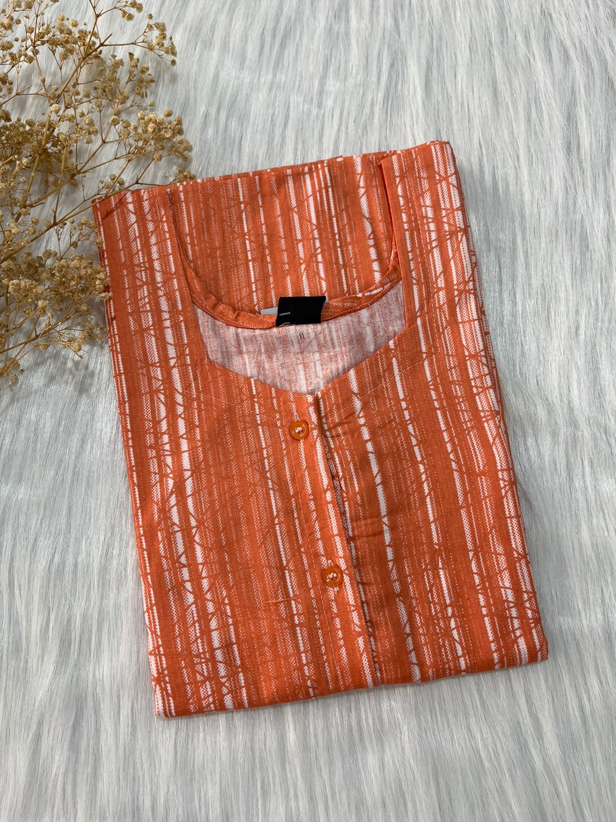 Full Button Open Cotton Nighty - PR Nighties