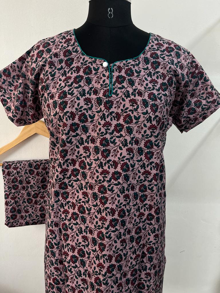 Cotton Night Dress - PR Nighties