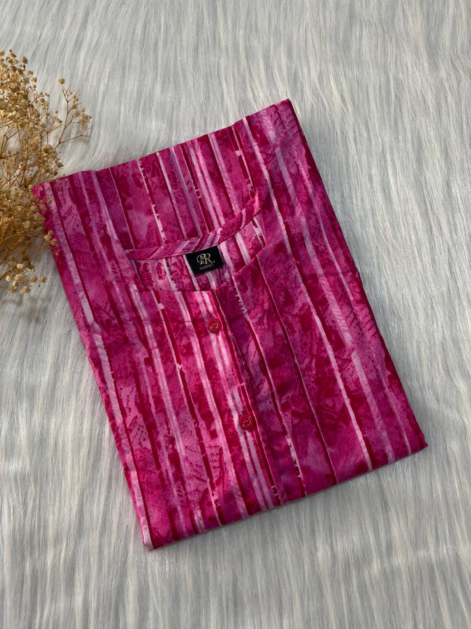 Full Button Open Cotton Nighty - PR Nighties