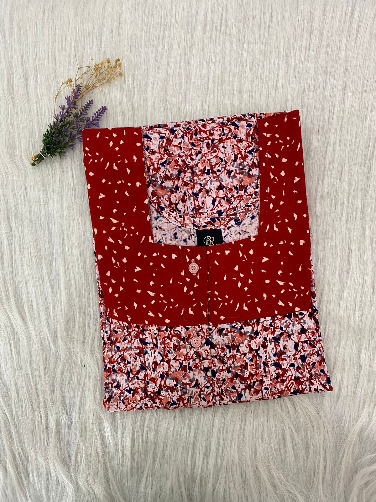 Full Button Open Cotton Nighty - PR Nighties